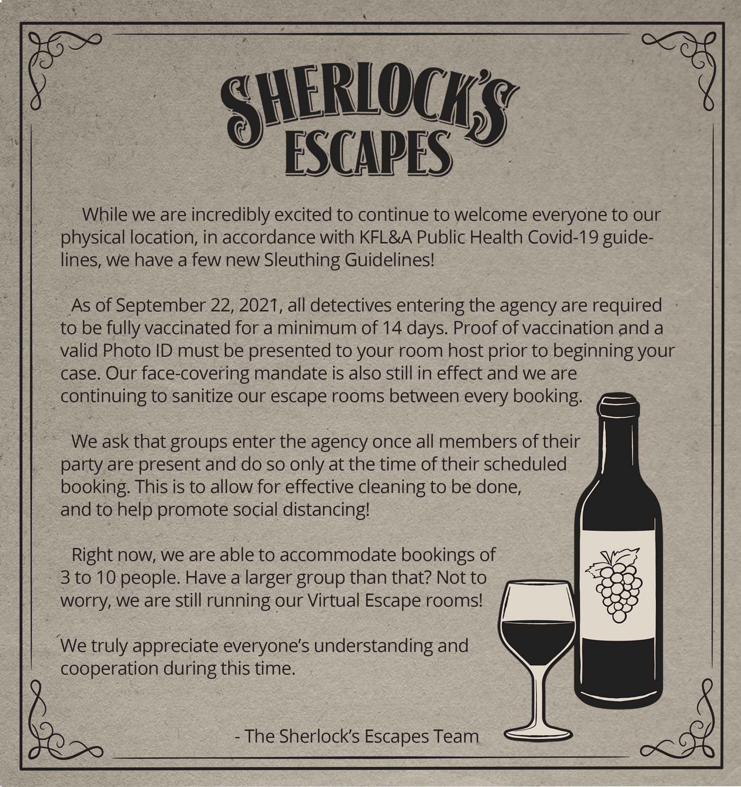 Virtual Escape Rooms | Sherlock's Escapes